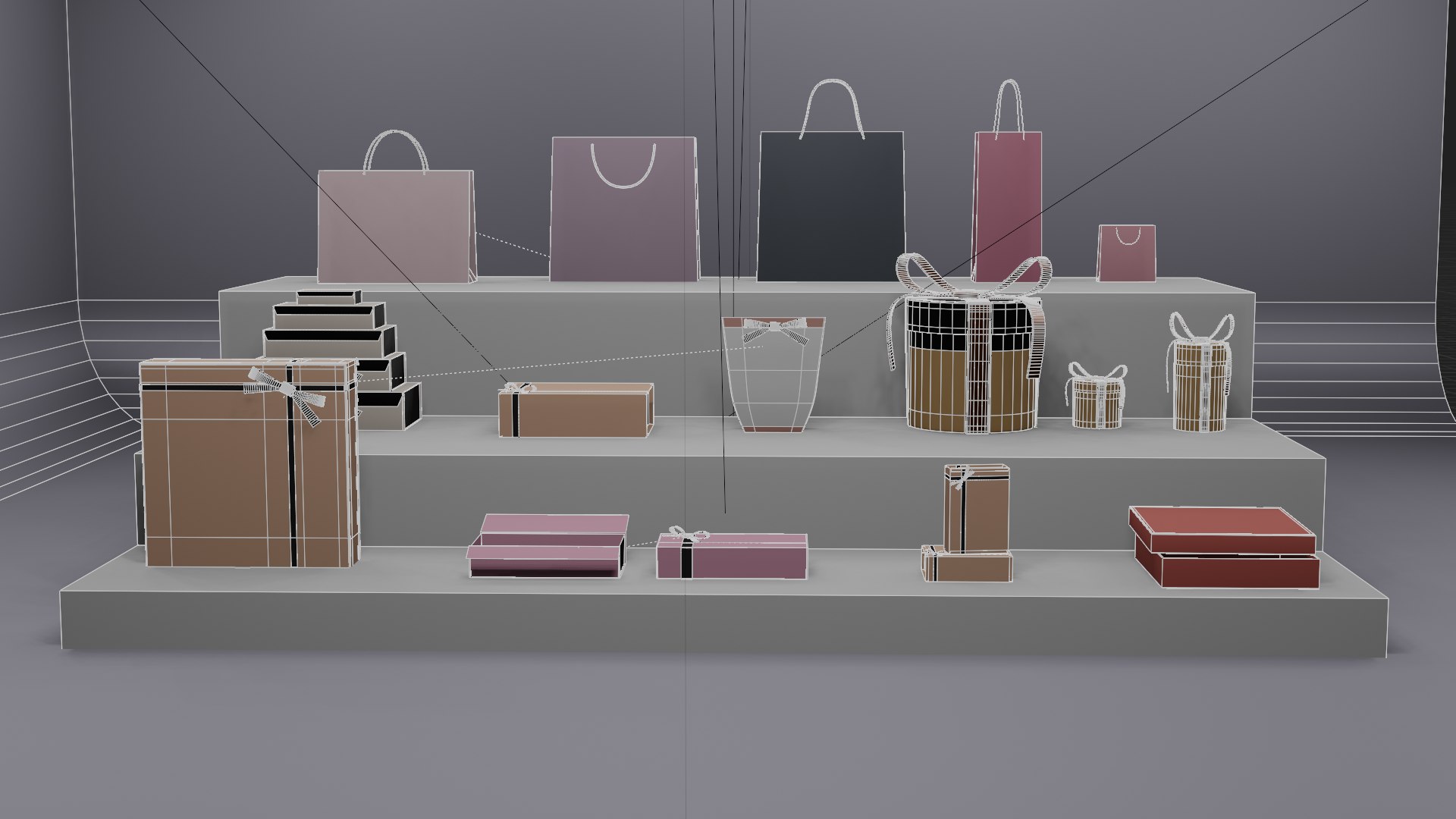 3D Gift Packaging Model - TurboSquid 1669736