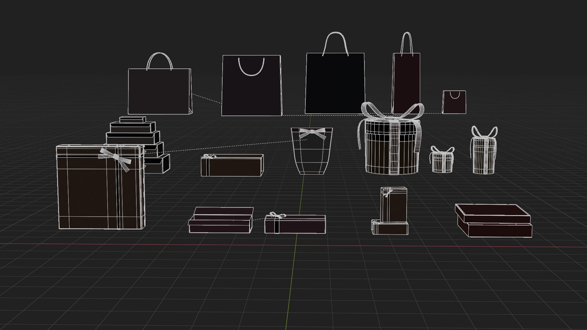 3D Gift Packaging Model - TurboSquid 1669736