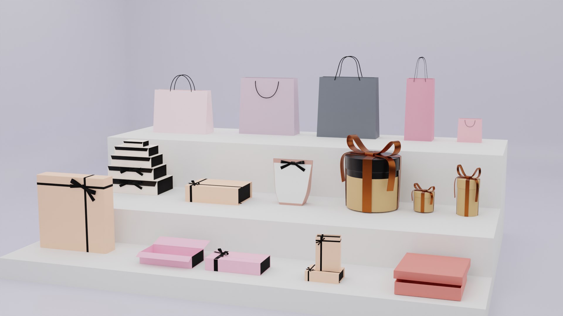 3D Gift Packaging Model - TurboSquid 1669736