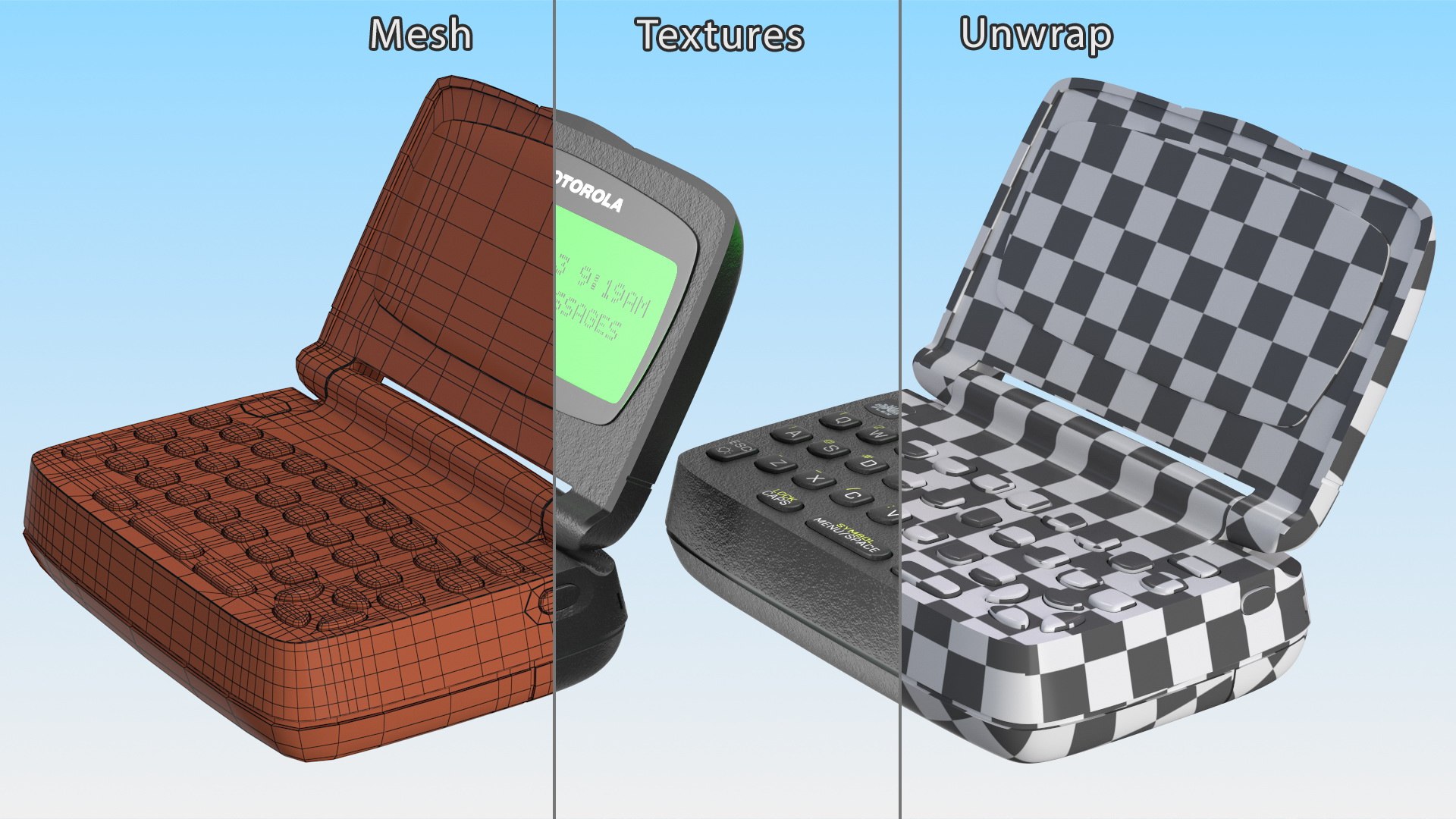 MOTOROLA T900 Pager With Screen On 3D - TurboSquid 1944873