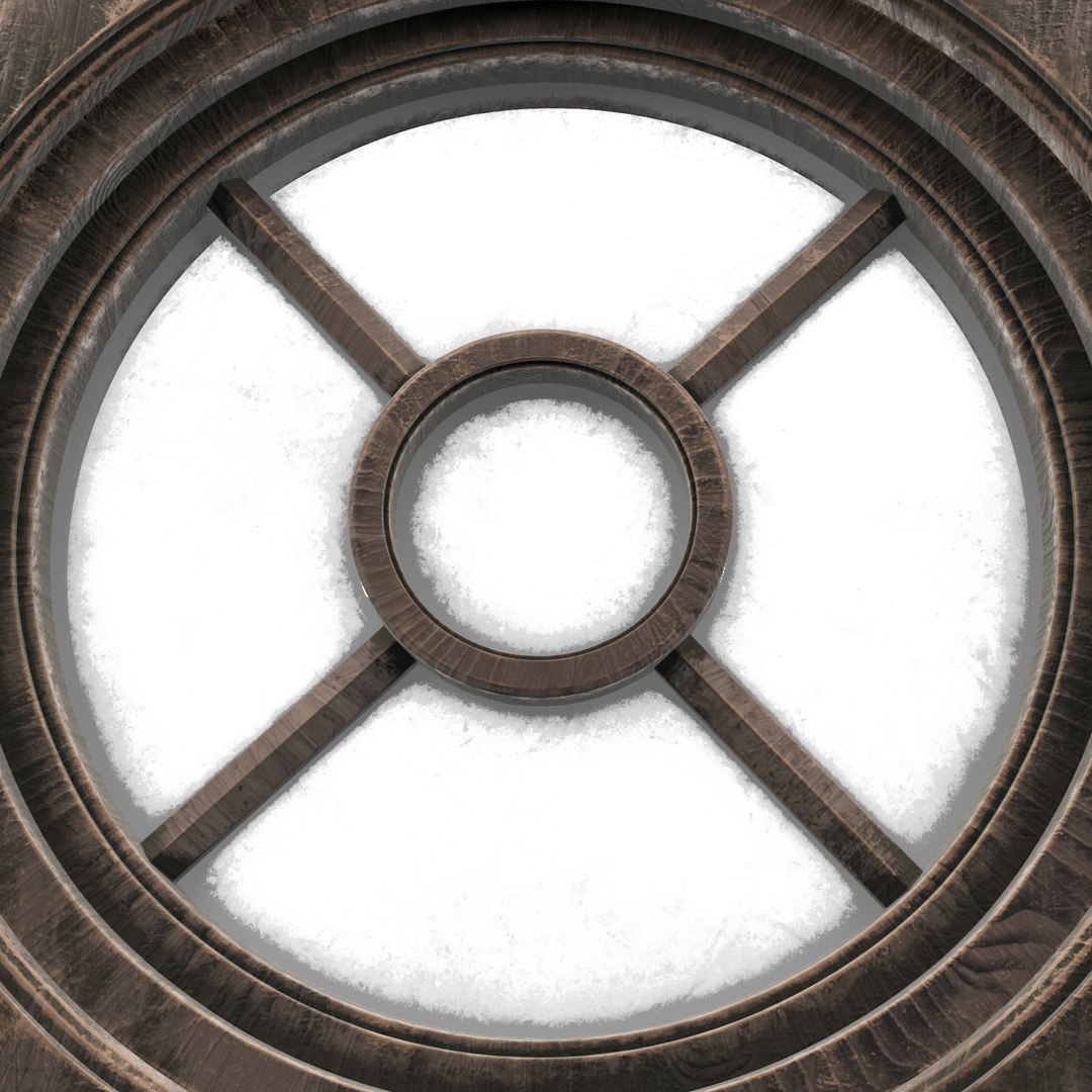 Wooden Rounded Window Carton 3D Model - TurboSquid 1641278