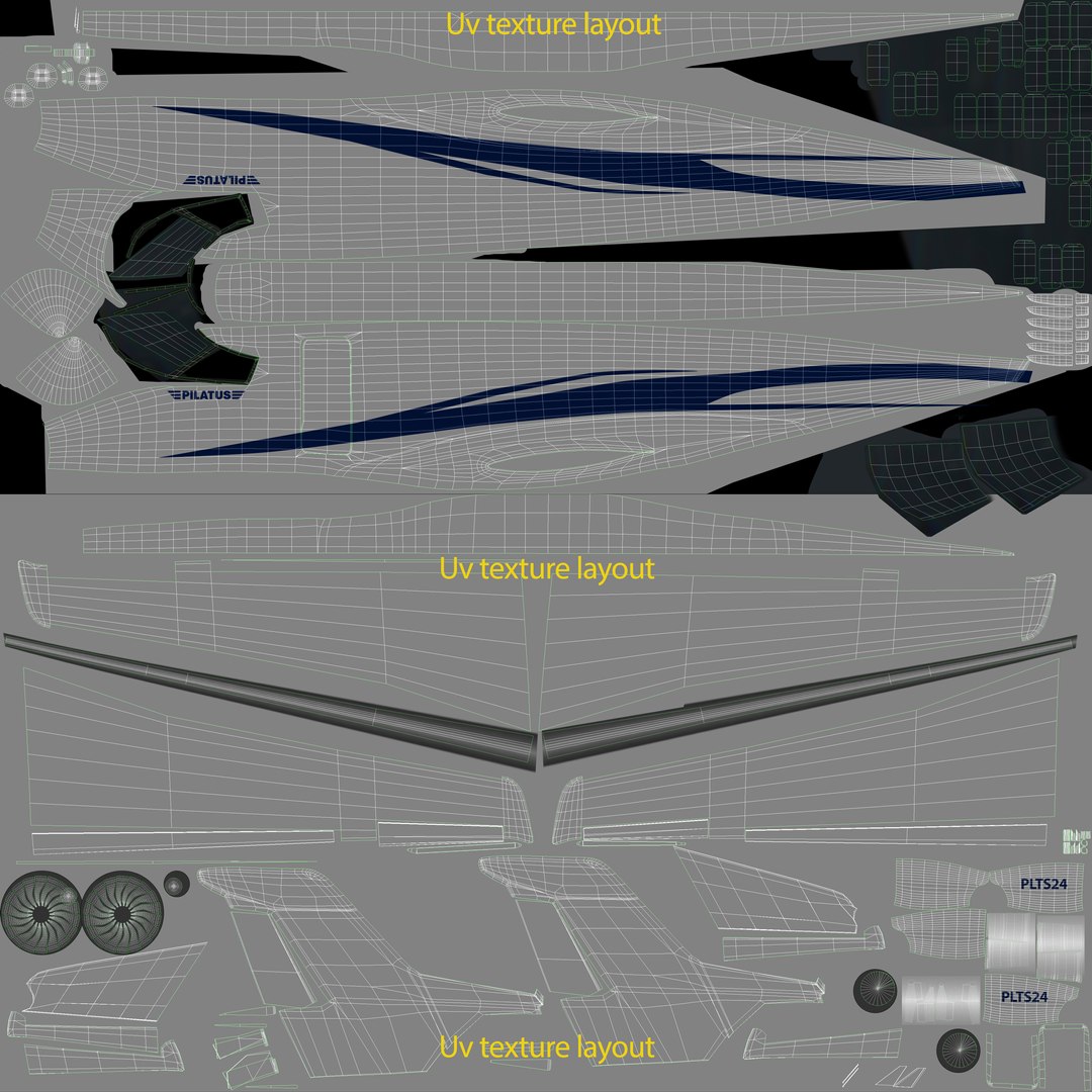 Pilatus PC 24 Private Jet 3D Model - TurboSquid 2283282