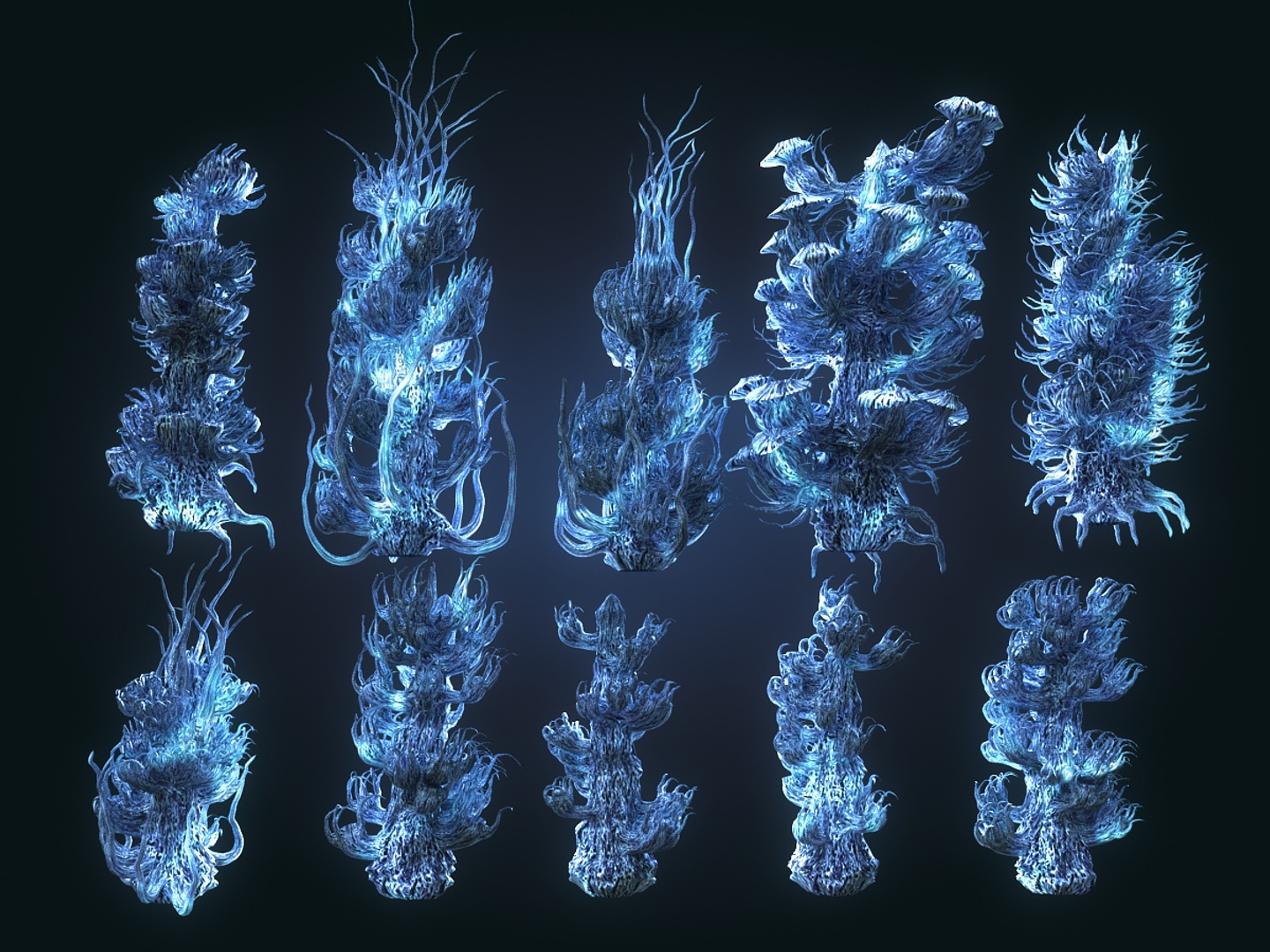 Plants Ocean - Alien 3D Model - TurboSquid 1365453