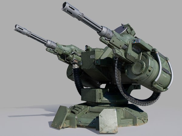 3d guns turret