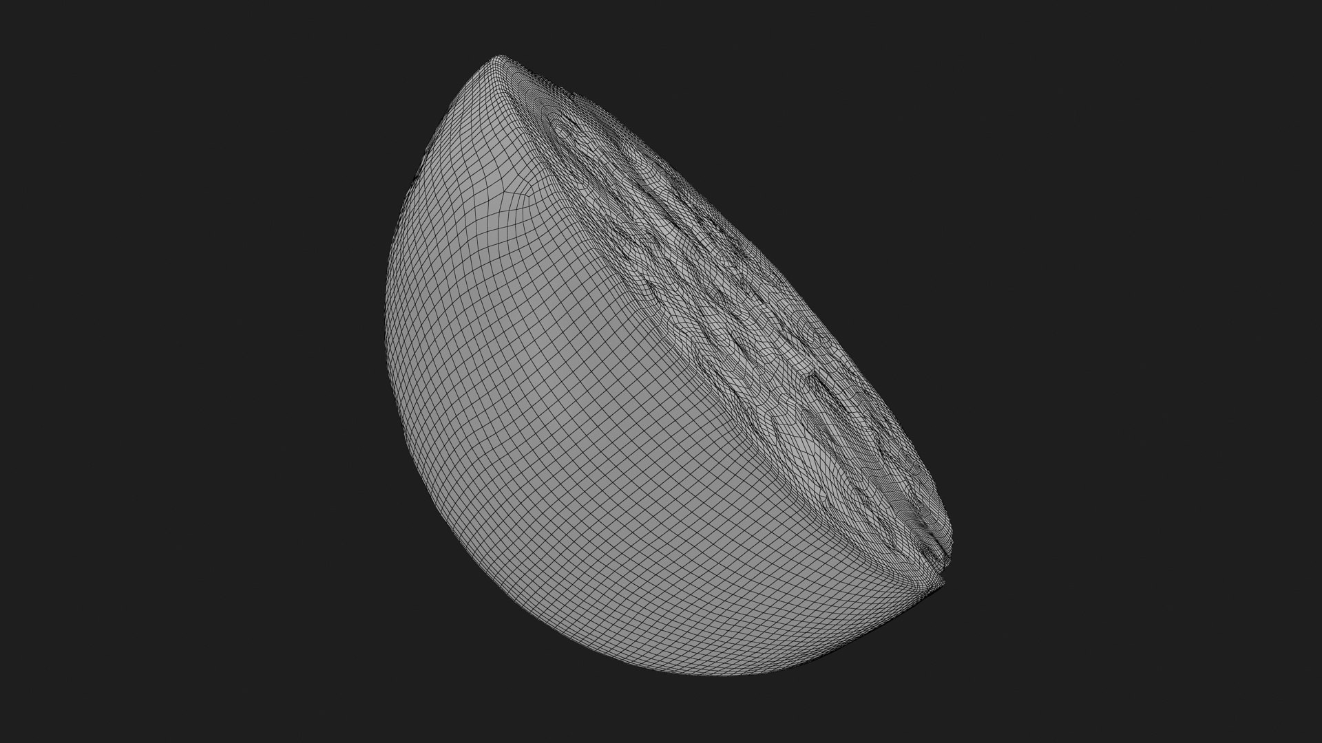 3D Model Cut Half Orange 01 - TurboSquid 2228946