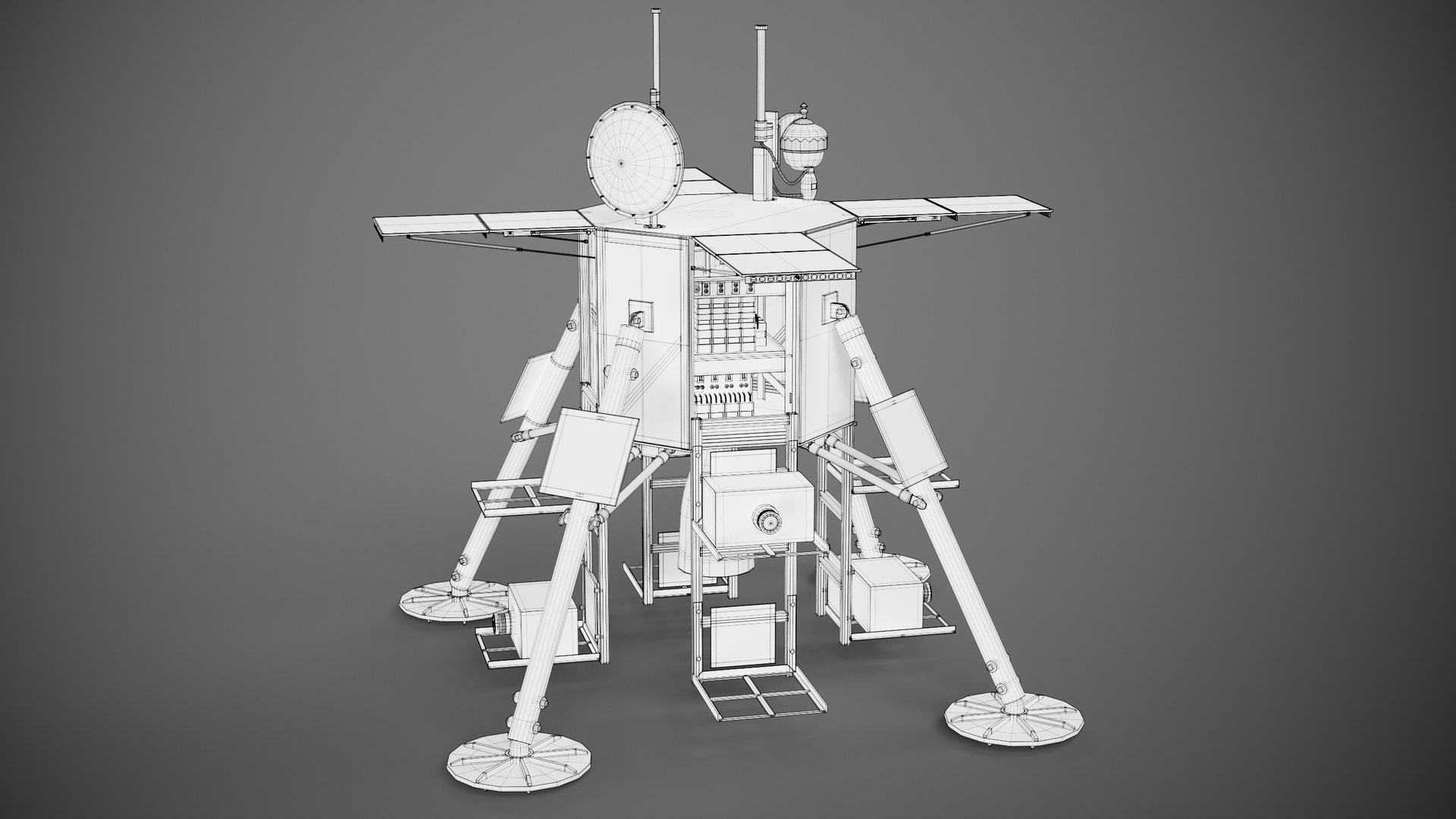 RODIN Moon Lander 3D model - TurboSquid 2059899
