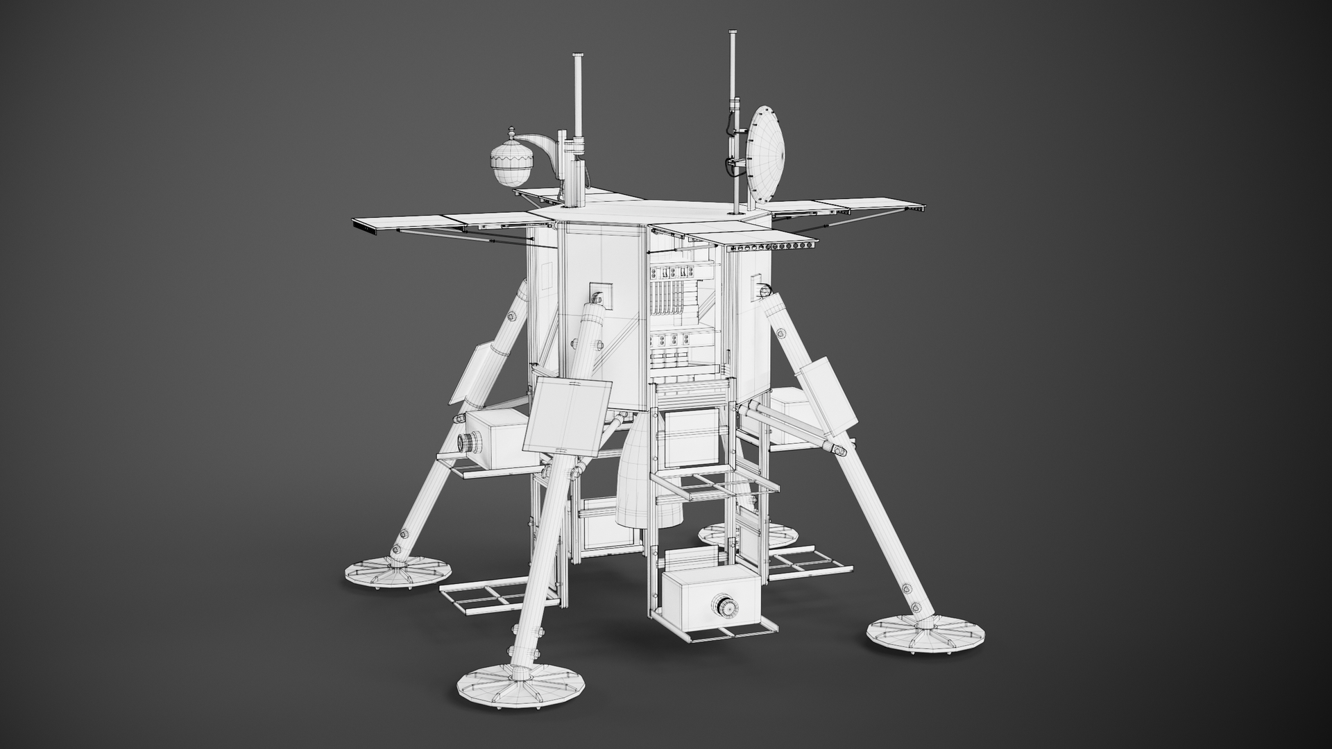RODIN Moon Lander 3D model - TurboSquid 2059899
