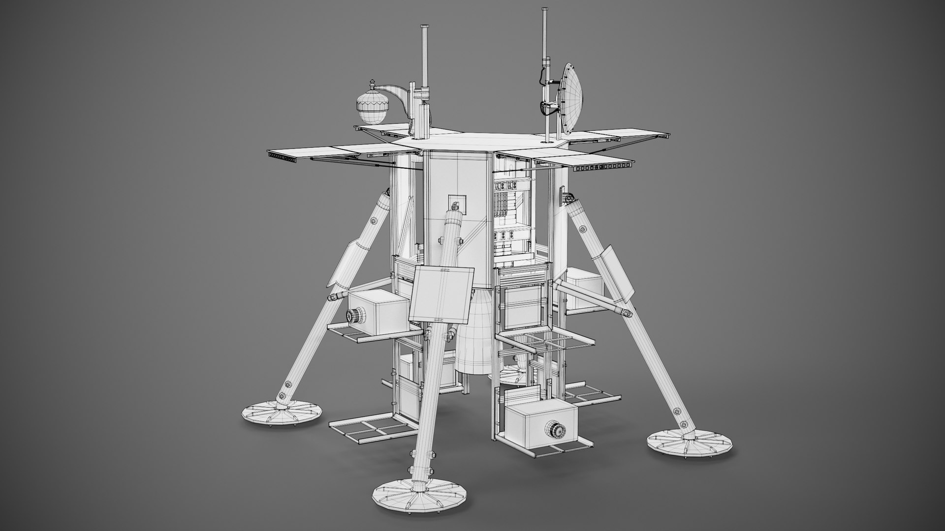 RODIN Moon Lander 3D model - TurboSquid 2059899