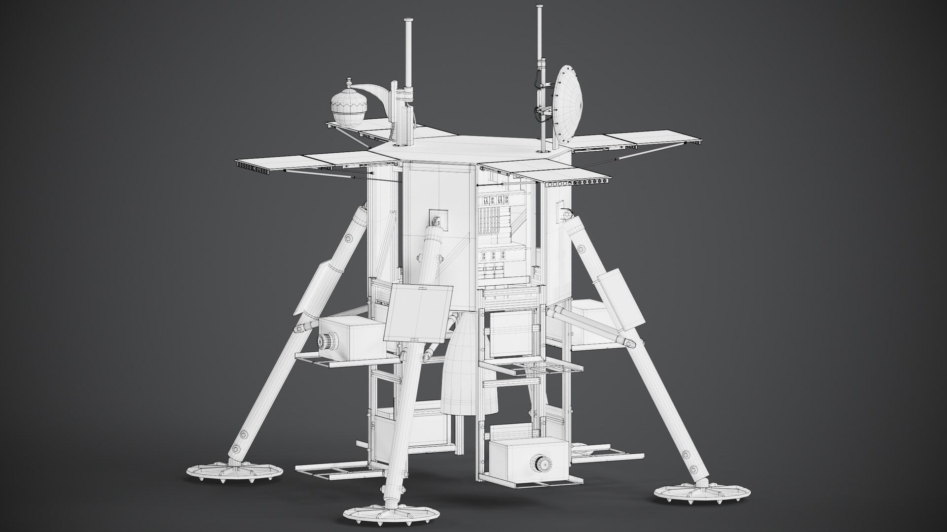 RODIN Moon Lander 3D model - TurboSquid 2059899