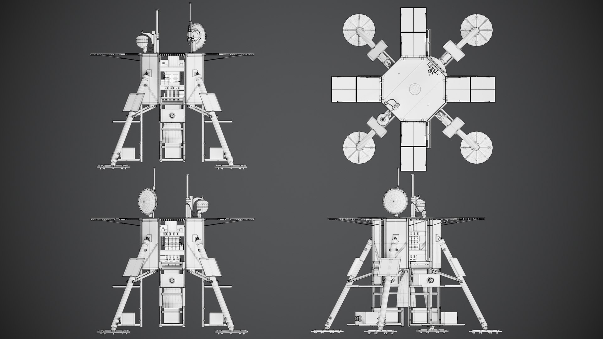 RODIN Moon Lander 3D model - TurboSquid 2059899
