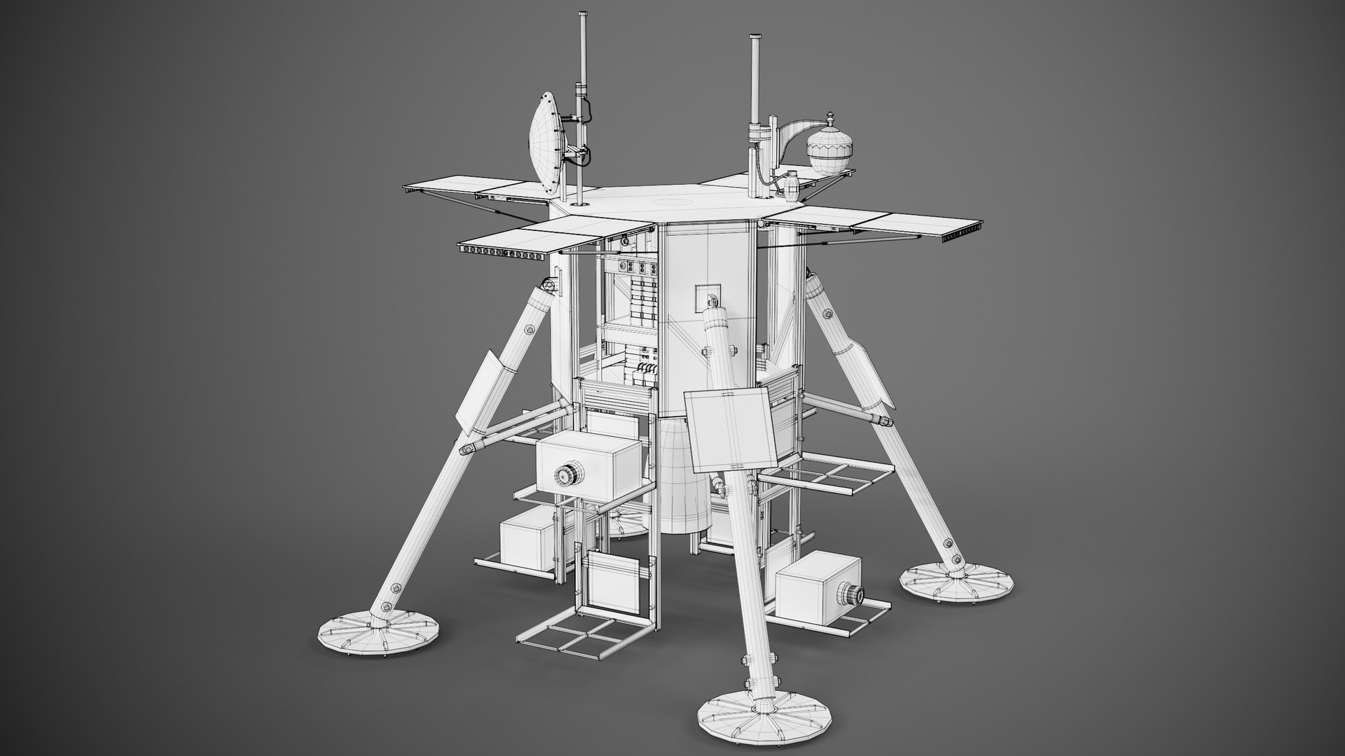 RODIN Moon Lander 3D model - TurboSquid 2059899