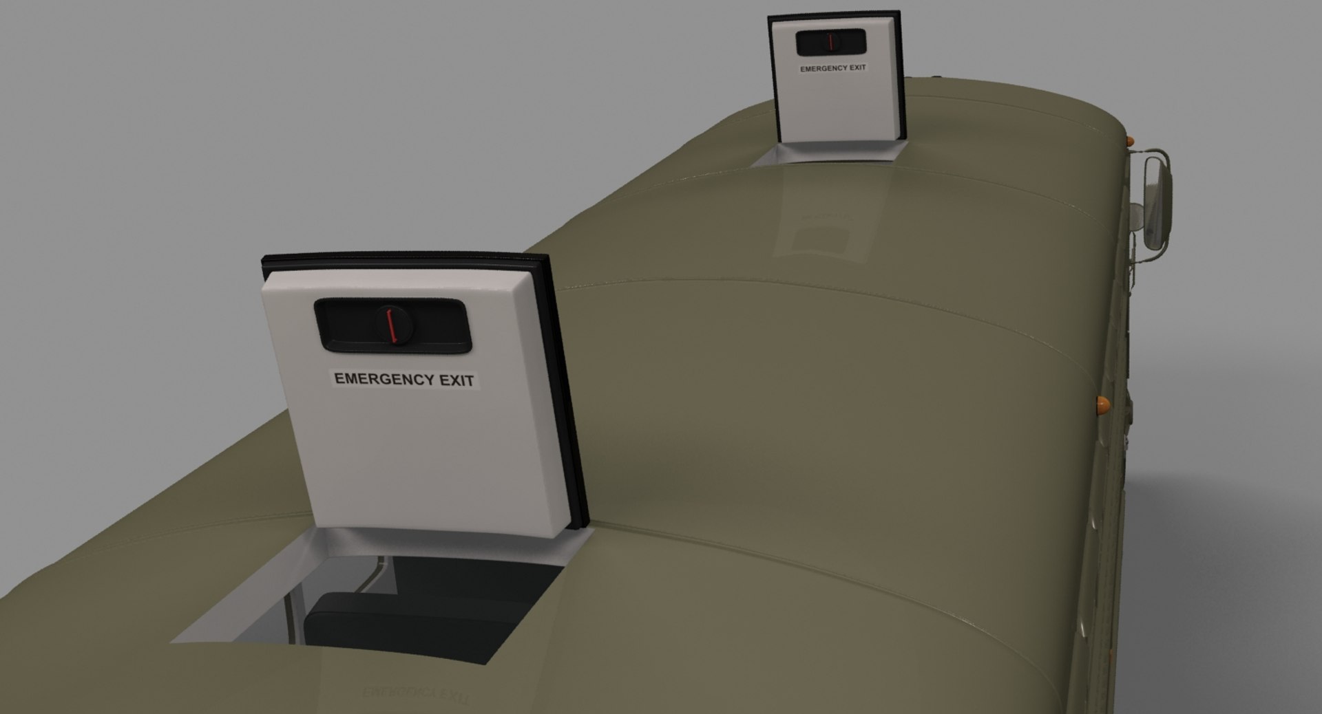 3D Army Bus Rigged - TurboSquid 1396765