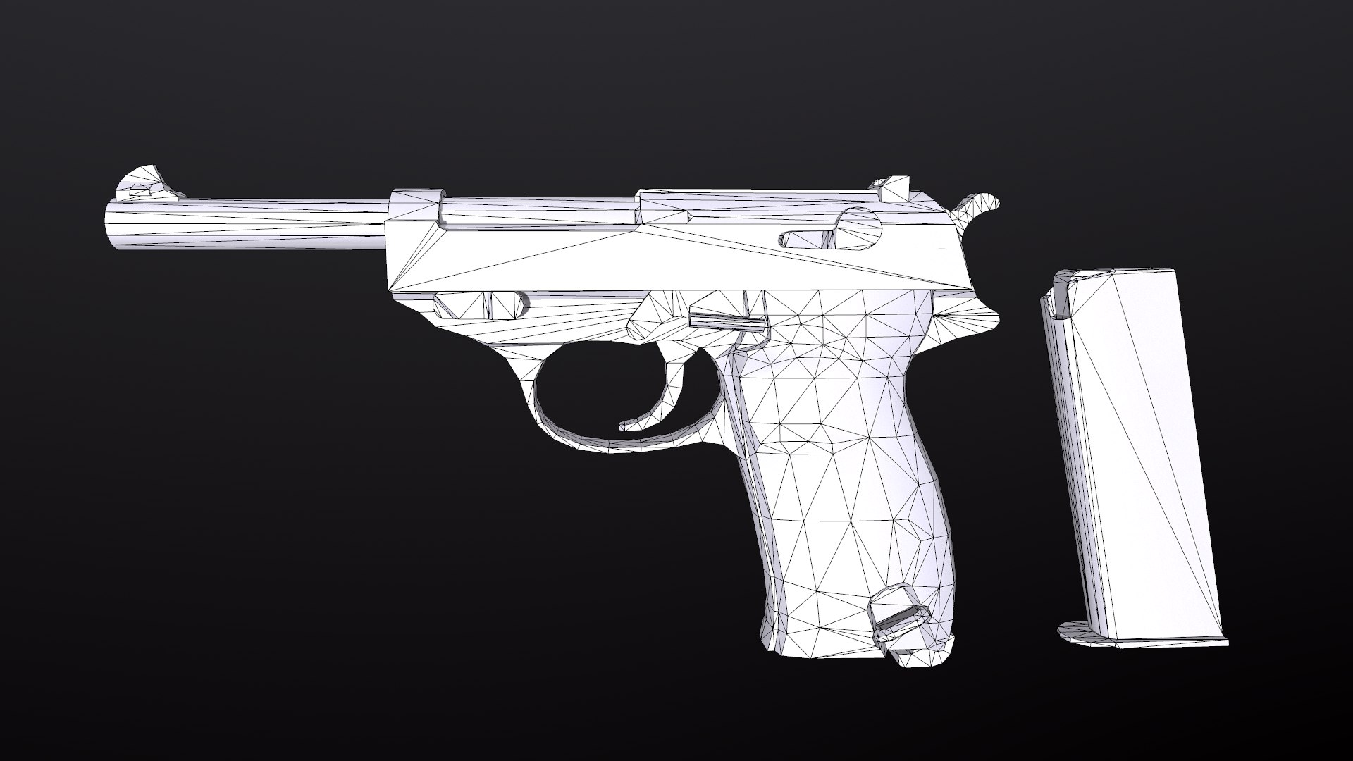 Free Walther P38 Low-poly PBR Free 3D Model - TurboSquid 1835066