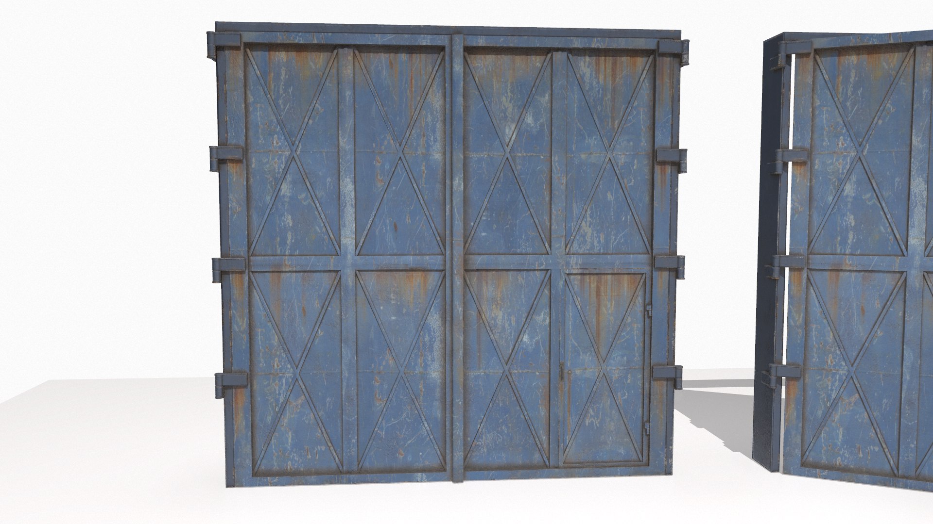 3D Realistic Metal Gates - TurboSquid 1520445