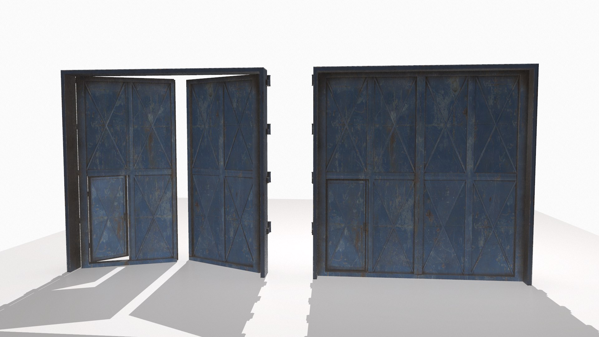 3D Realistic Metal Gates - TurboSquid 1520445