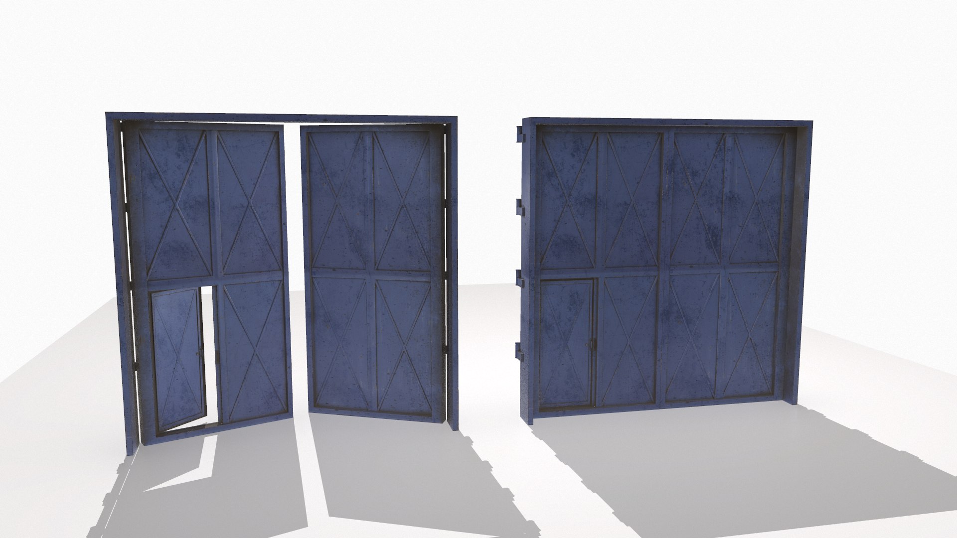 3D Realistic Metal Gates - TurboSquid 1520445