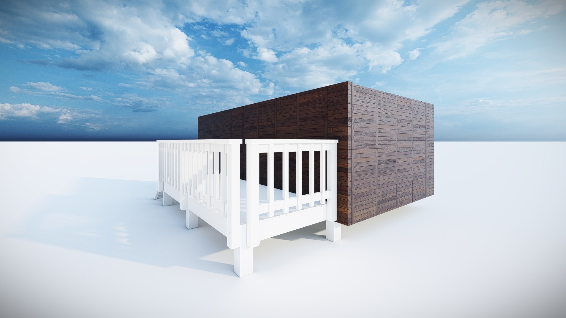 Deck 3D Model - TurboSquid 1886672