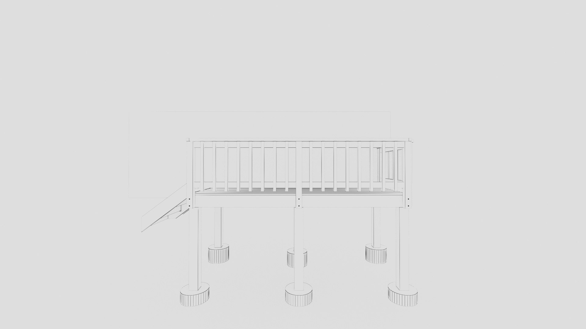 Deck 3D Model - TurboSquid 1886672