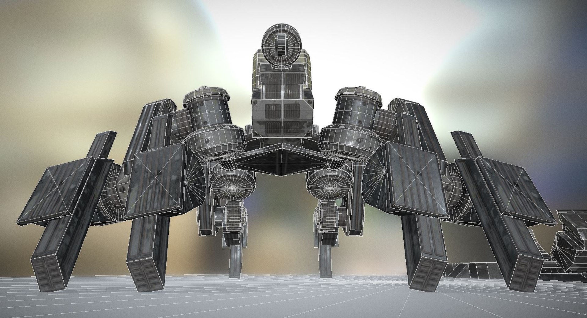 futuristic terrain walker old 3ds
