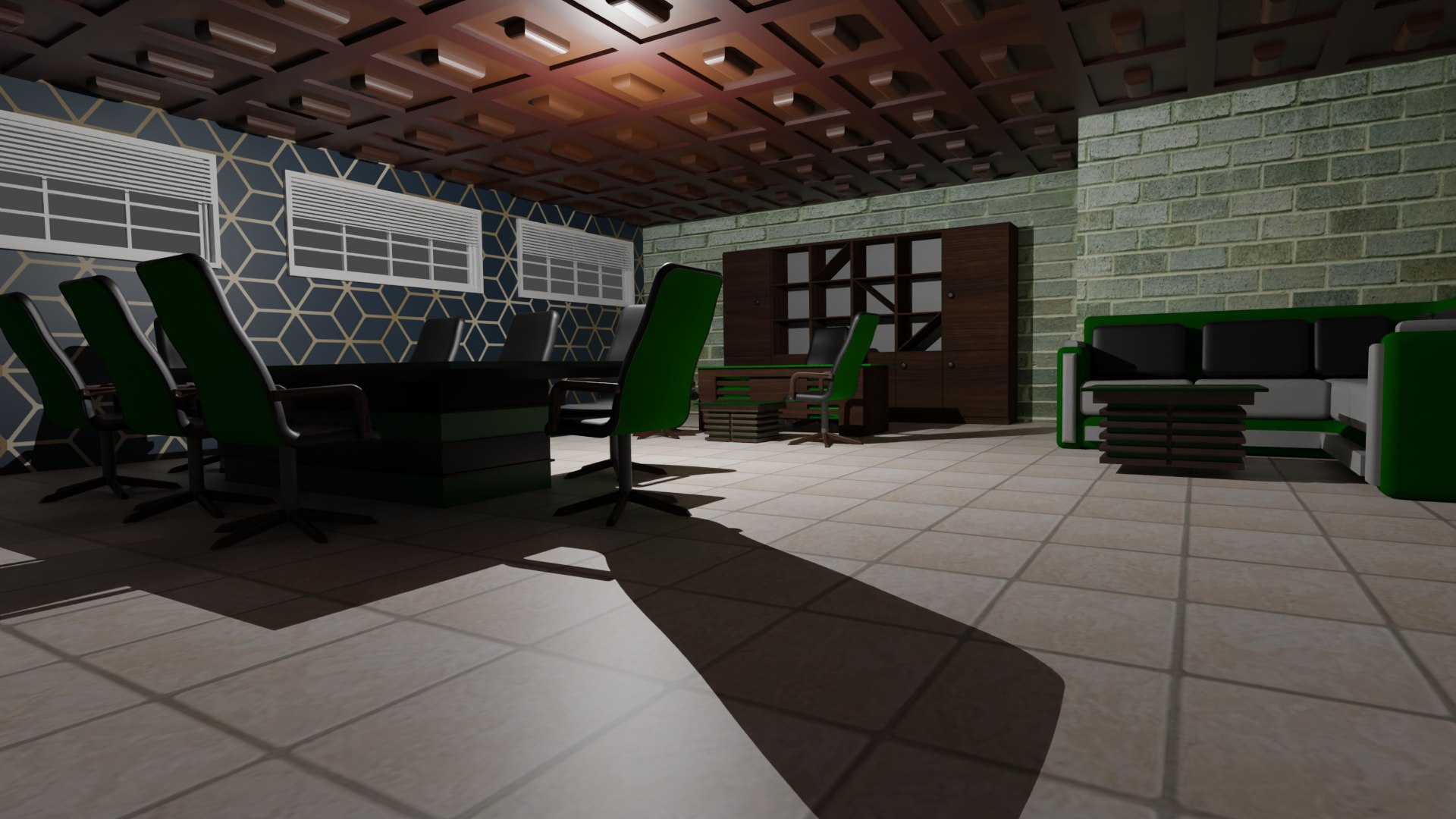 3D Model Boss Office - TurboSquid 2160831