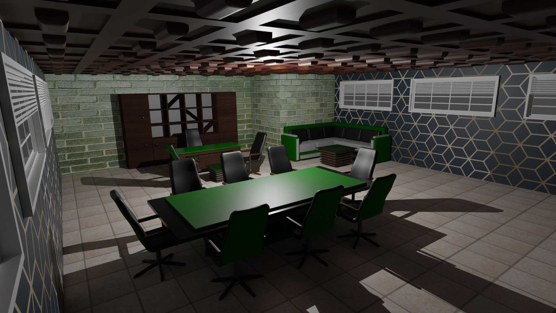 3D Model Boss Office - TurboSquid 2160831