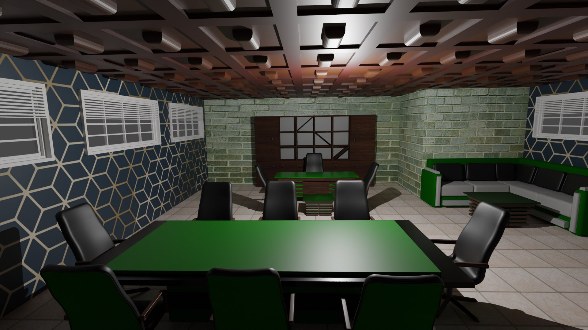 3D Model Boss Office - TurboSquid 2160831