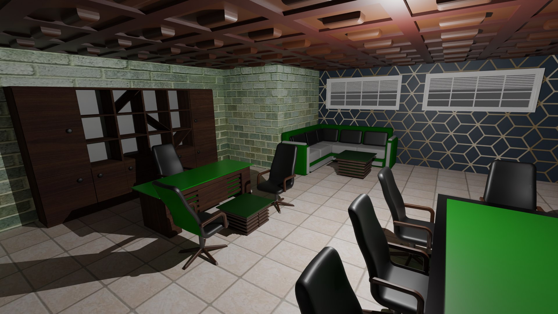 3D Model Boss Office - TurboSquid 2160831