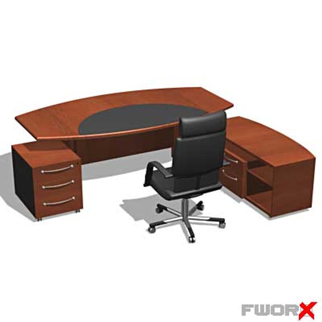 3ds max desk executive