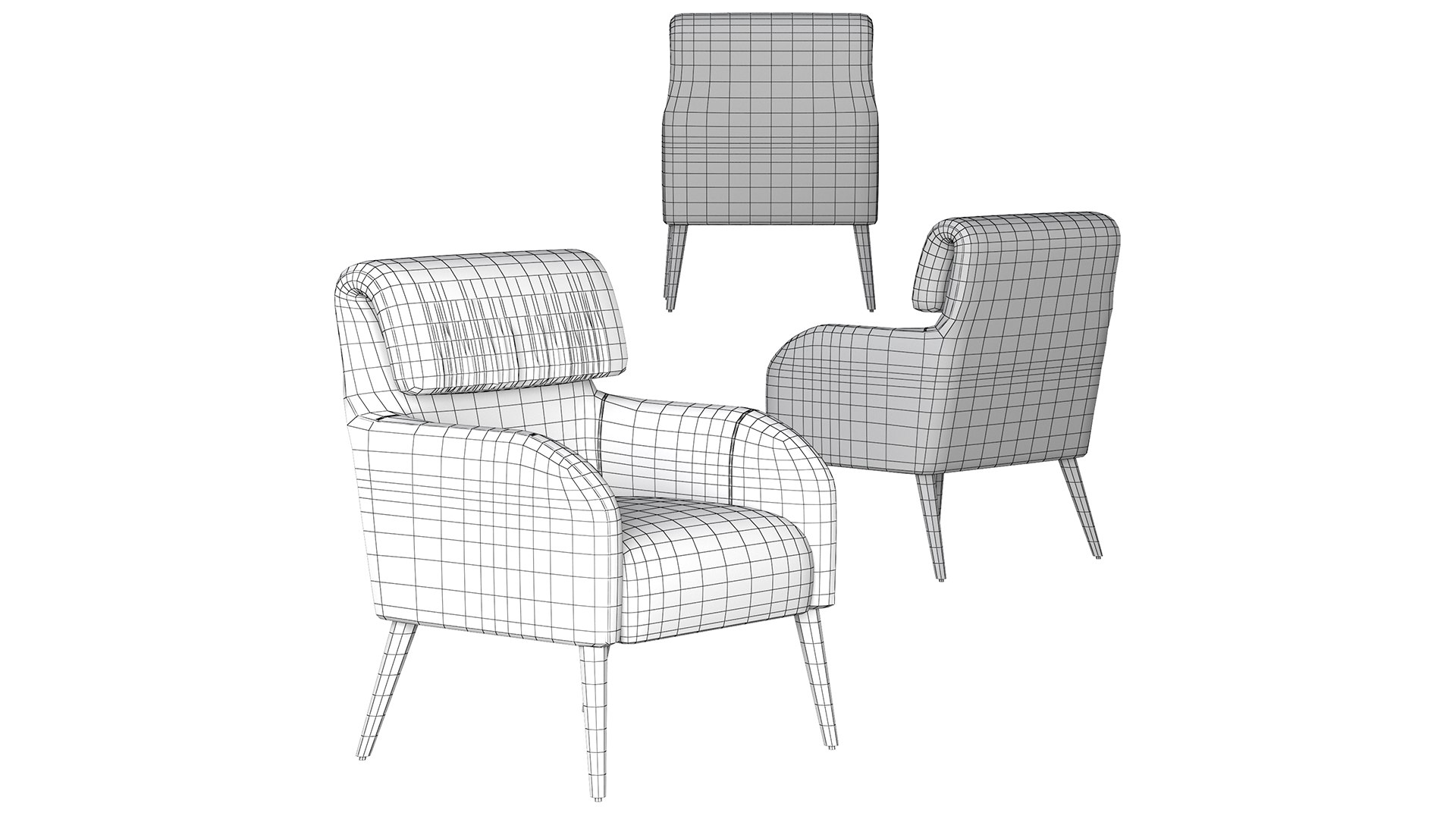 Modern Chairs And Chaises 3D Model - TurboSquid 2343201