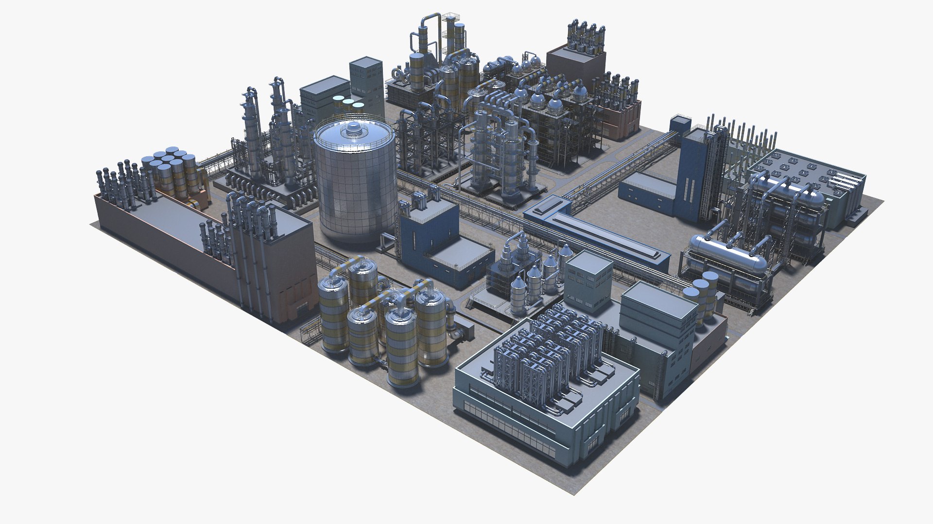 3D Industrial Area 76 - TurboSquid 2027882