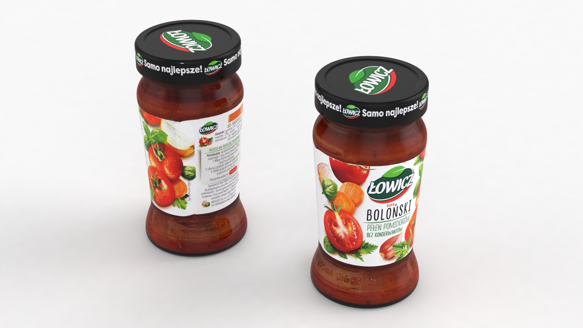 Food Jar Lowicz Sauce Bolognese 350g 2023 3D - TurboSquid 2038706
