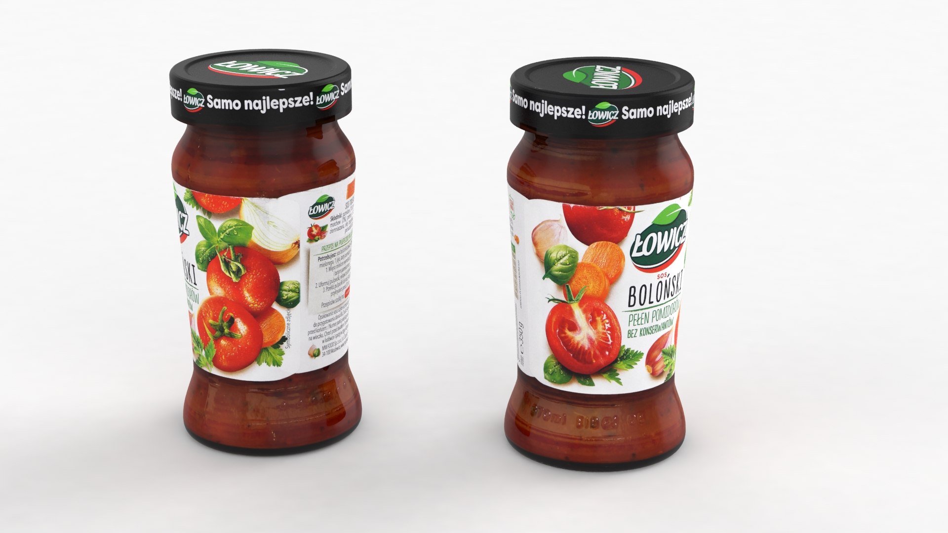 Food Jar Lowicz Sauce Bolognese 350g 2023 3D - TurboSquid 2038706