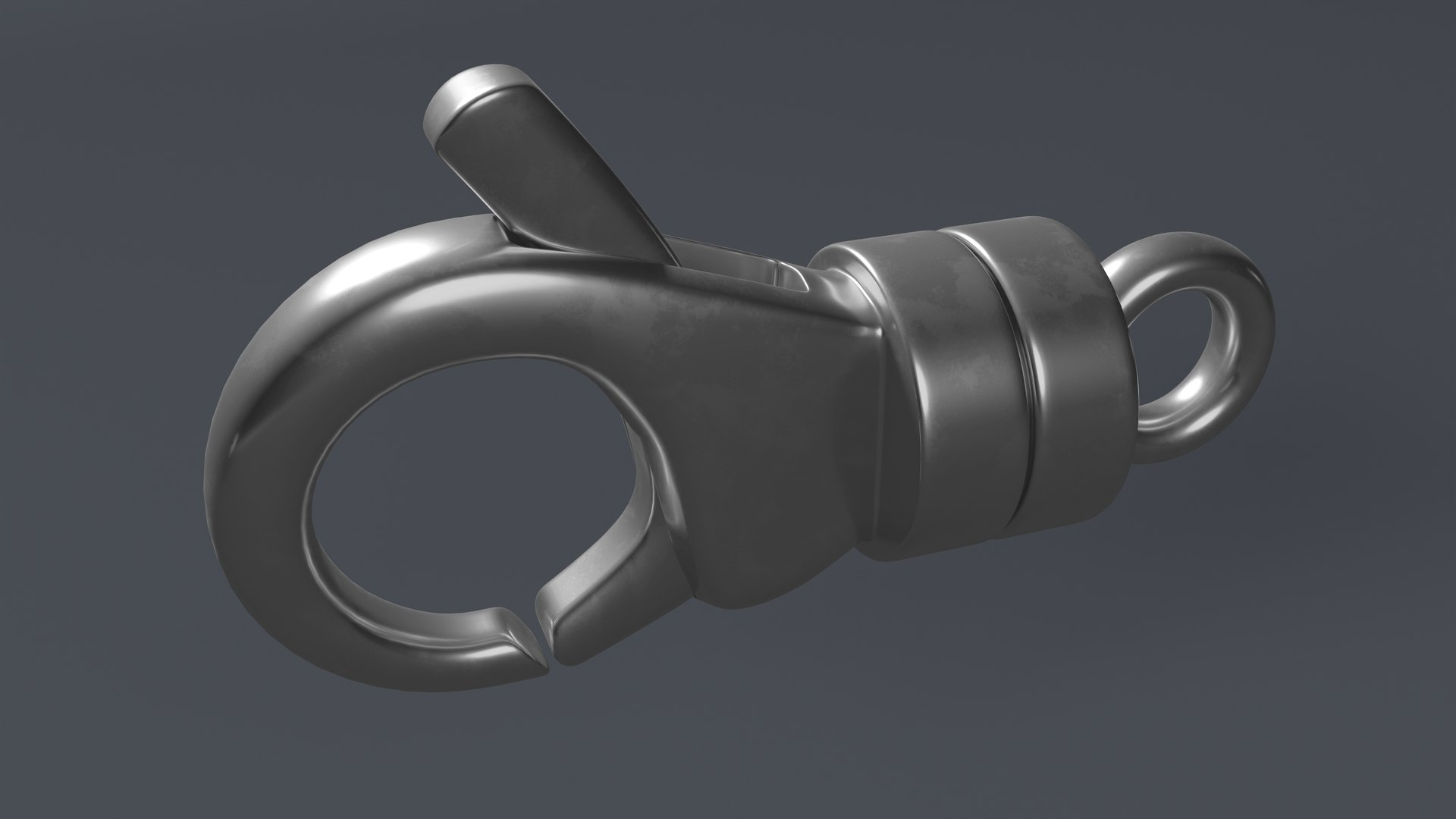 Lobster Claw Bracelet Clasp Silver 3D - TurboSquid 2123574