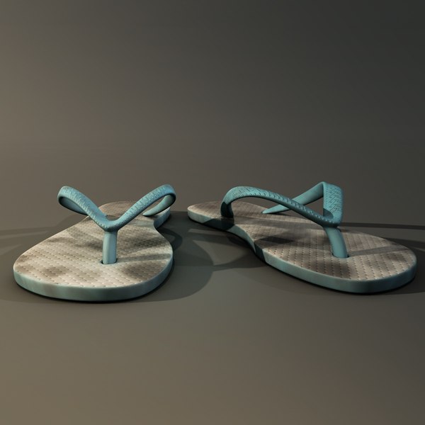3d c4d flip-flops havaianas brazil