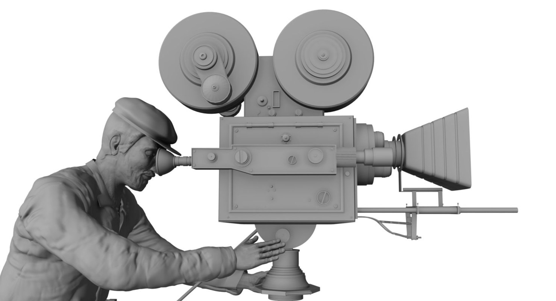 Director Photography Cinematograph Camera 3D Model - TurboSquid 1463966