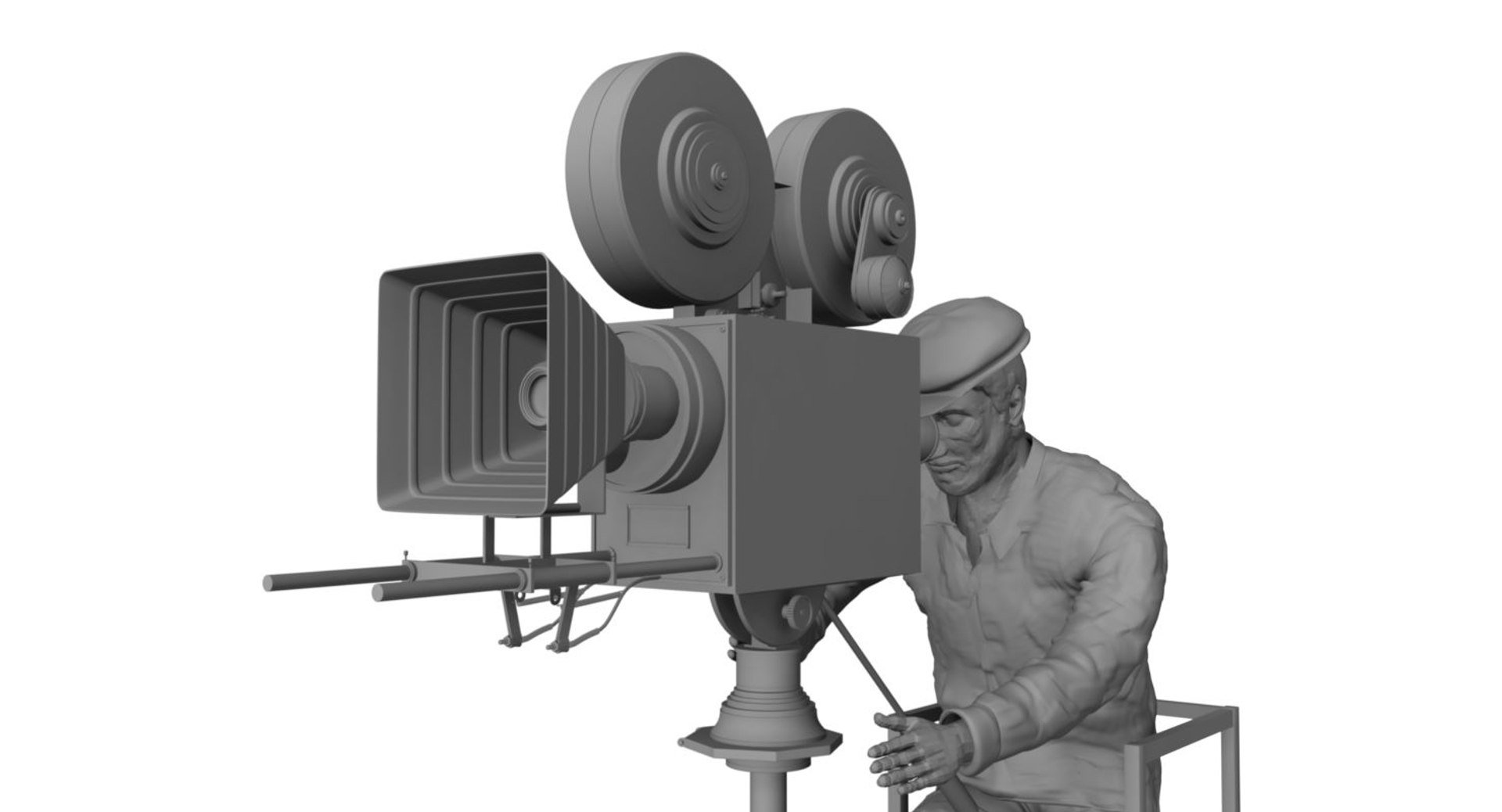 Director Photography Cinematograph Camera 3D Model - TurboSquid 1463966