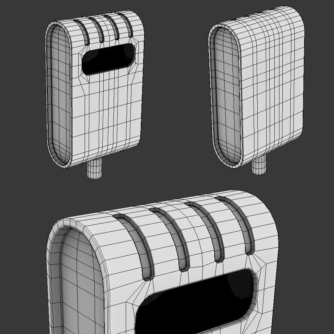 container tresh small 3d max