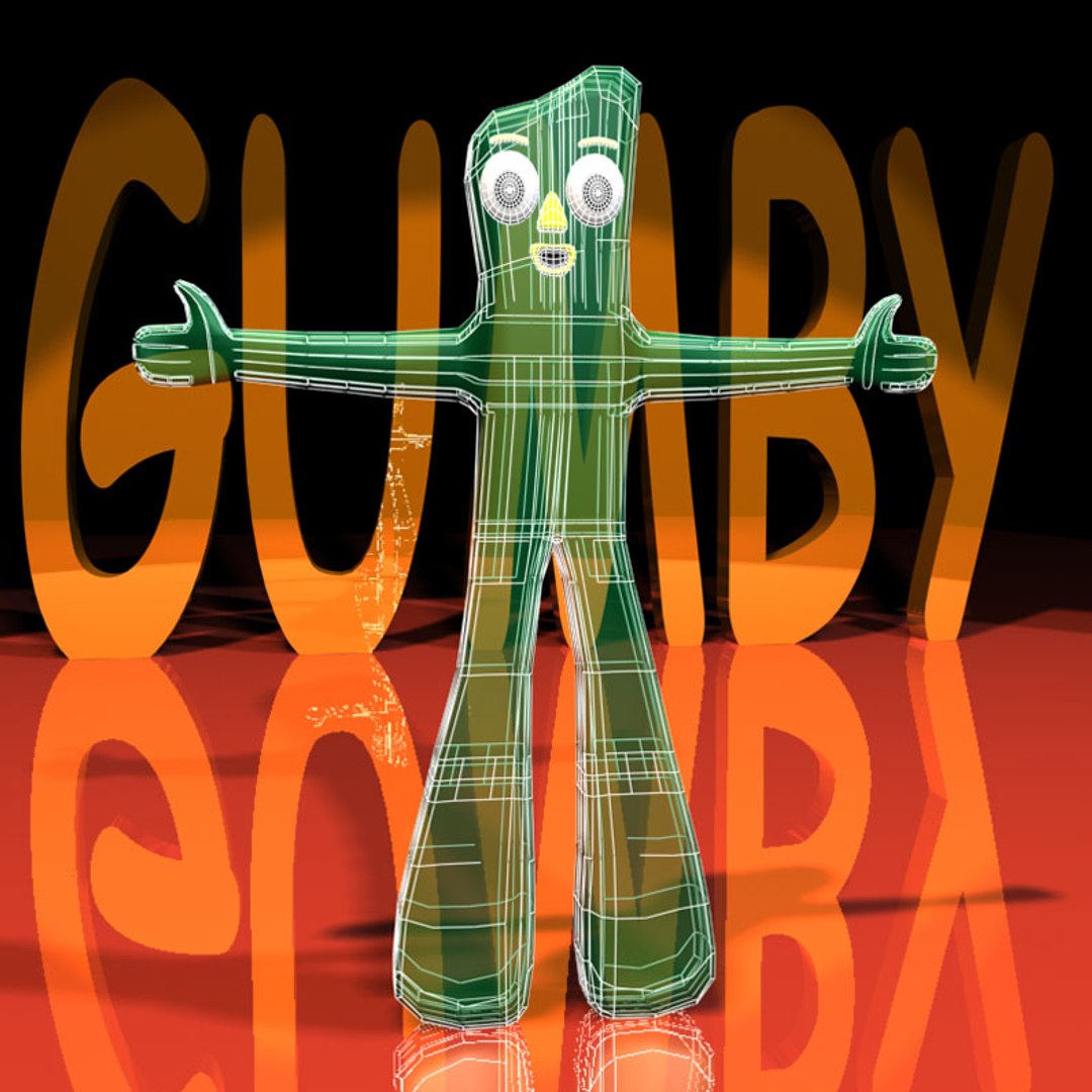 Gumby Rigged Character 01 3d Model