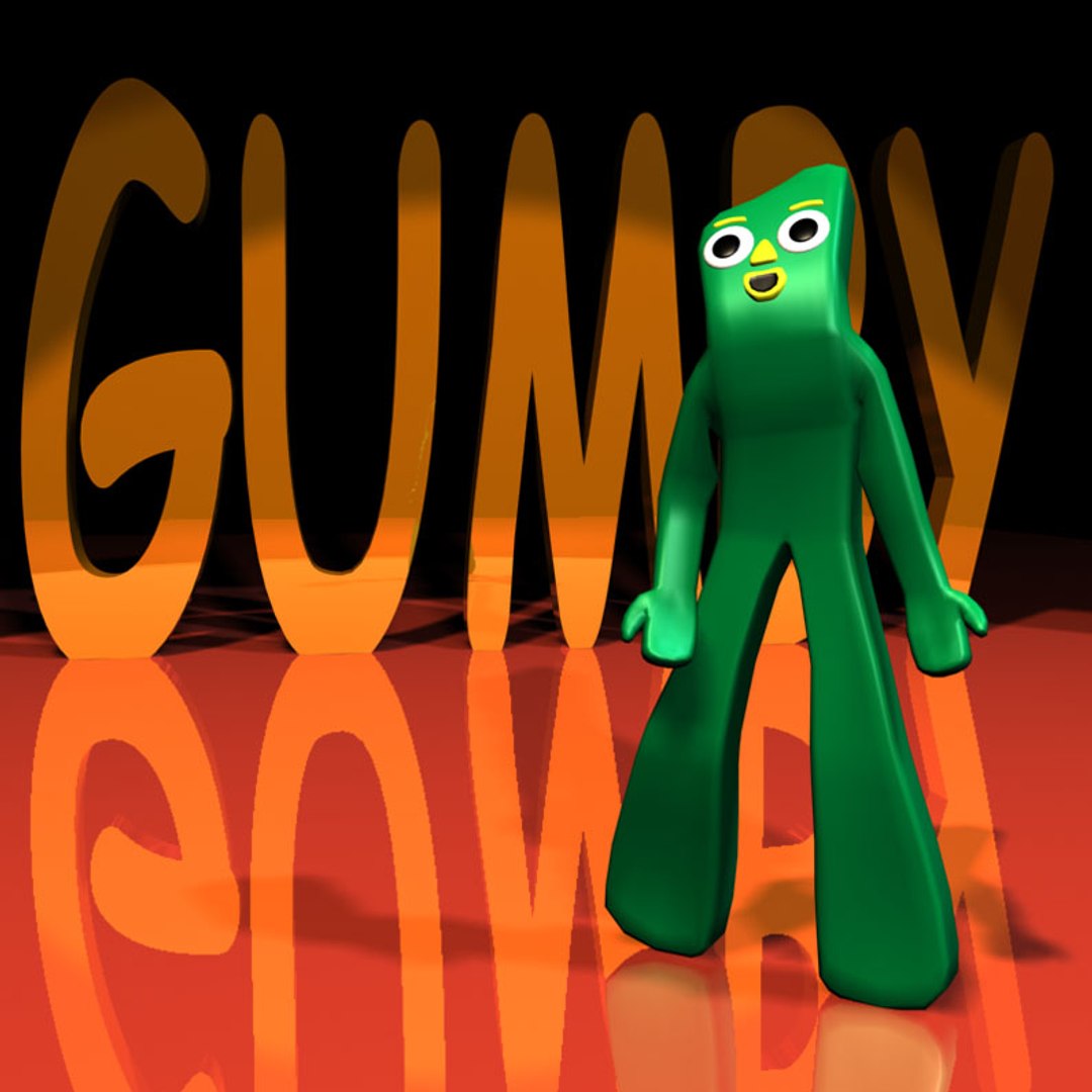 Gumby Rigged Character 01 3d Model