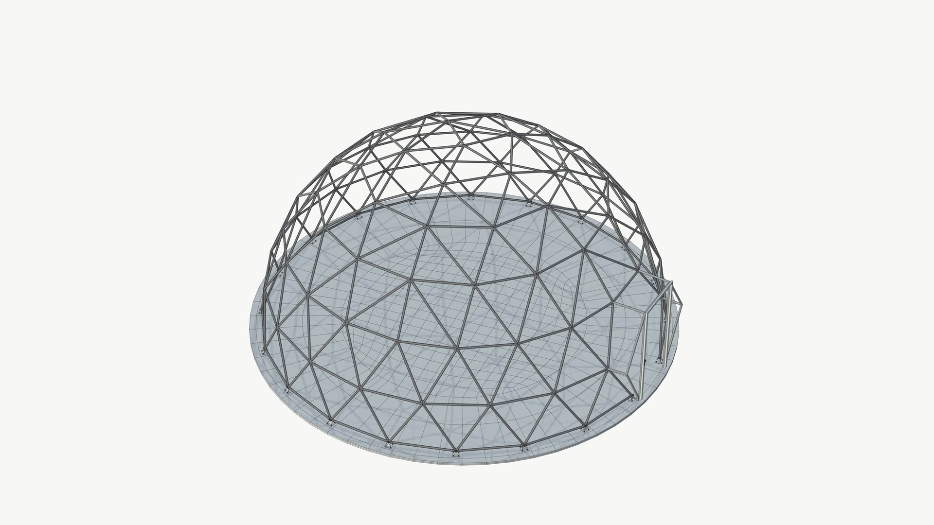 Geodesic Dome V4 New Design 3D model - TurboSquid 2045874