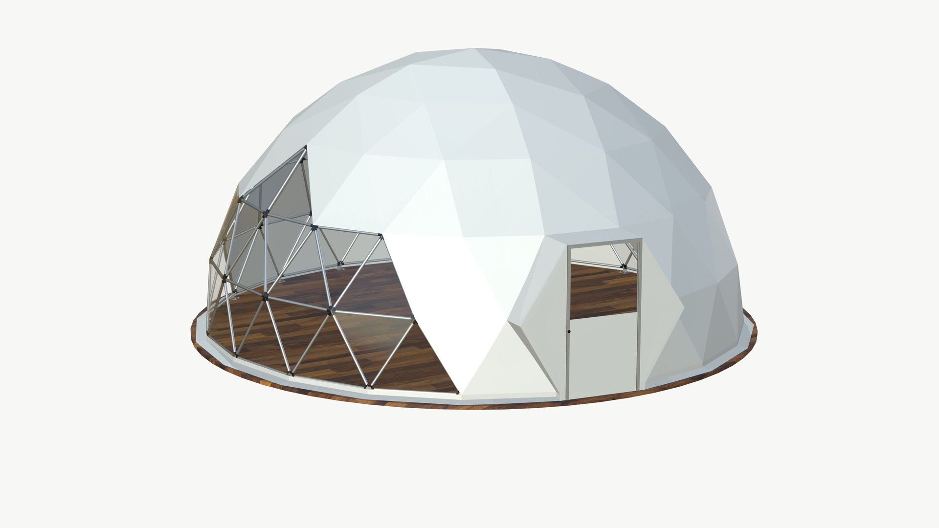 Geodesic Dome V4 New Design 3D model - TurboSquid 2045874