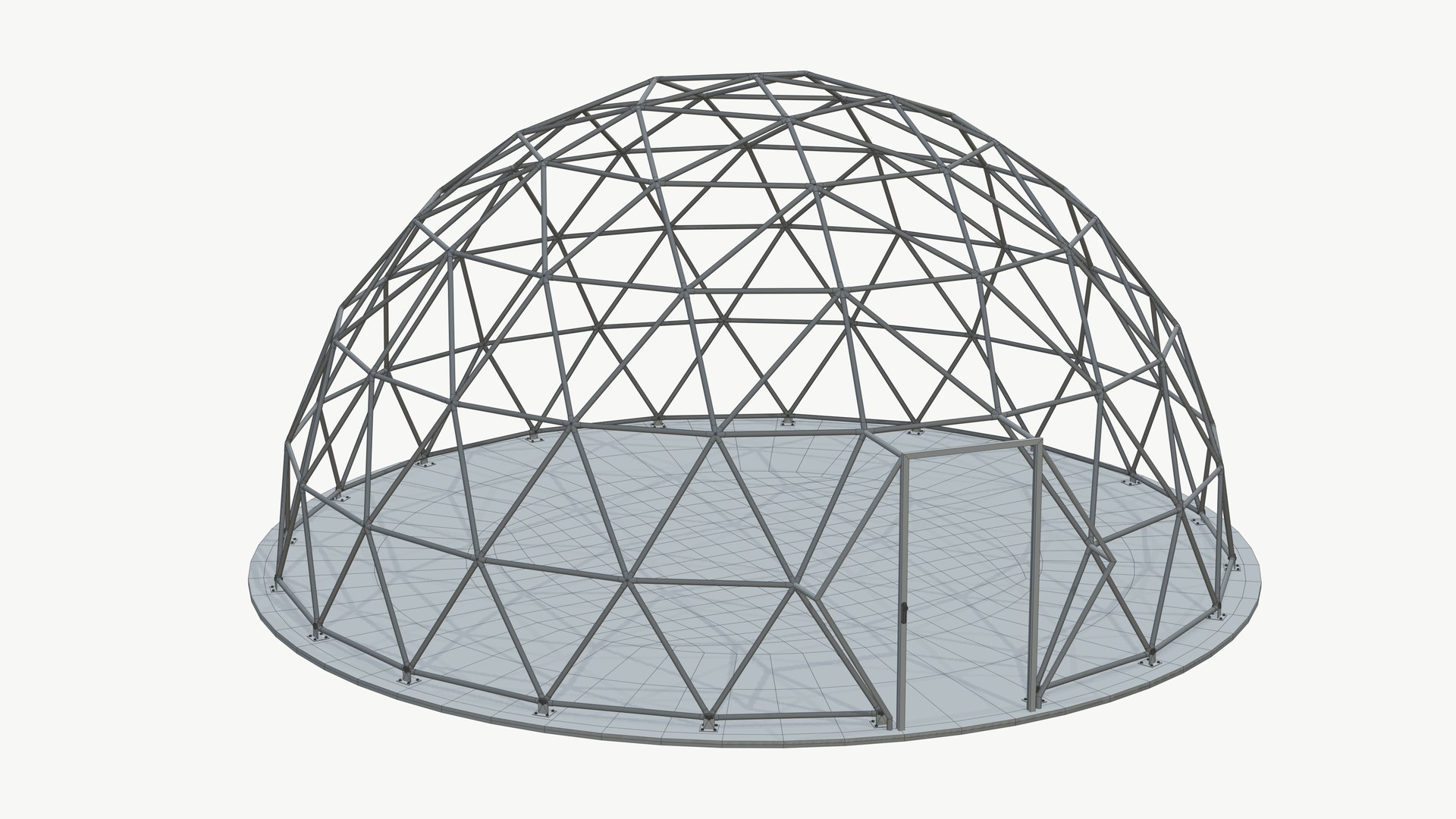 Geodesic Dome V4 New Design 3D model - TurboSquid 2045874
