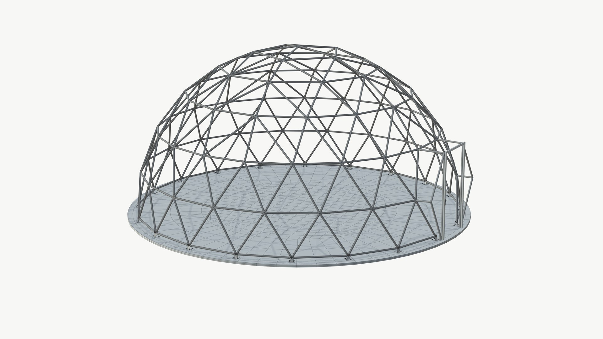 Geodesic Dome V4 New Design 3D model - TurboSquid 2045874