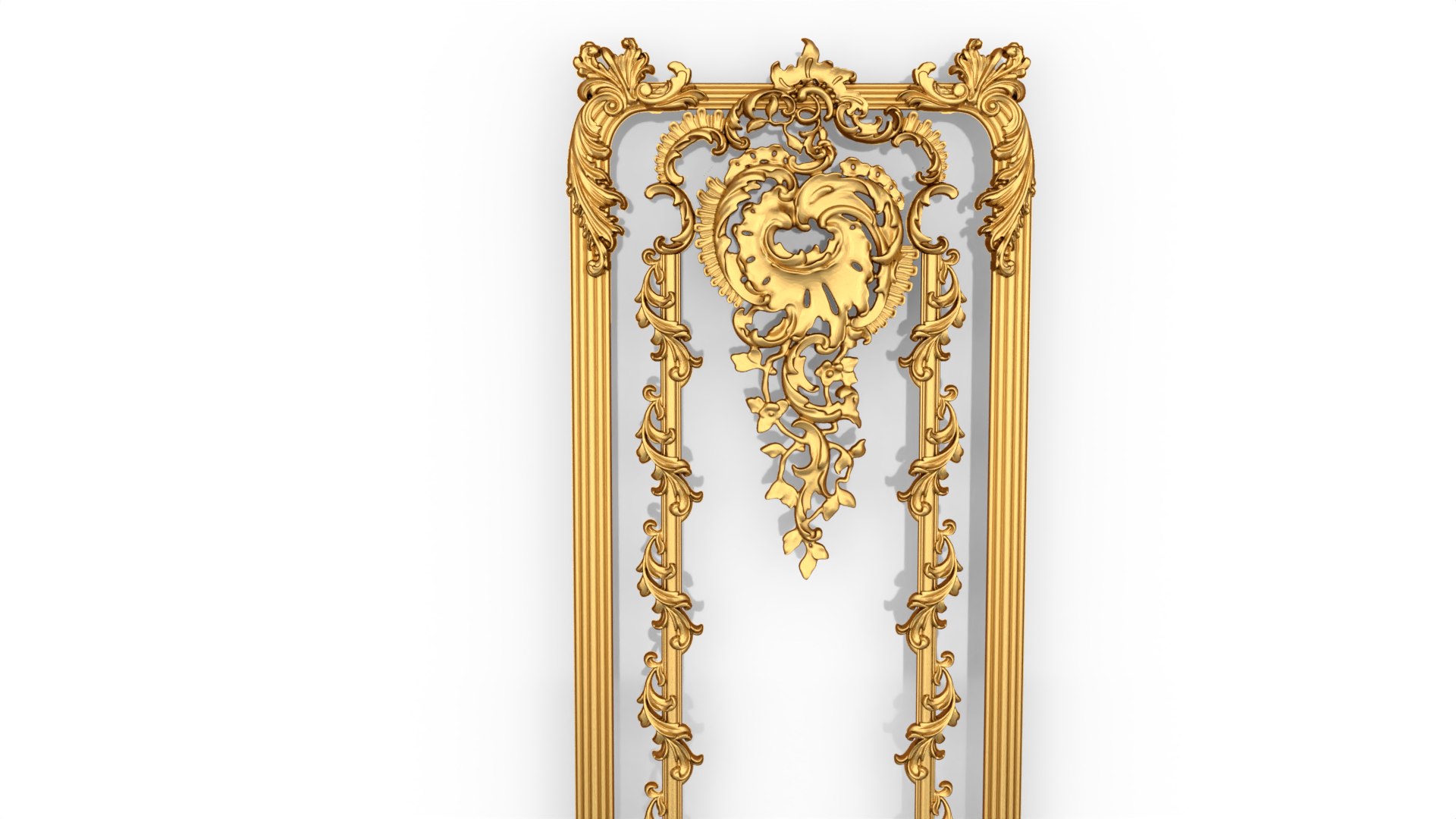 3D Plaster Decorative Frame 017 - TurboSquid 1898018