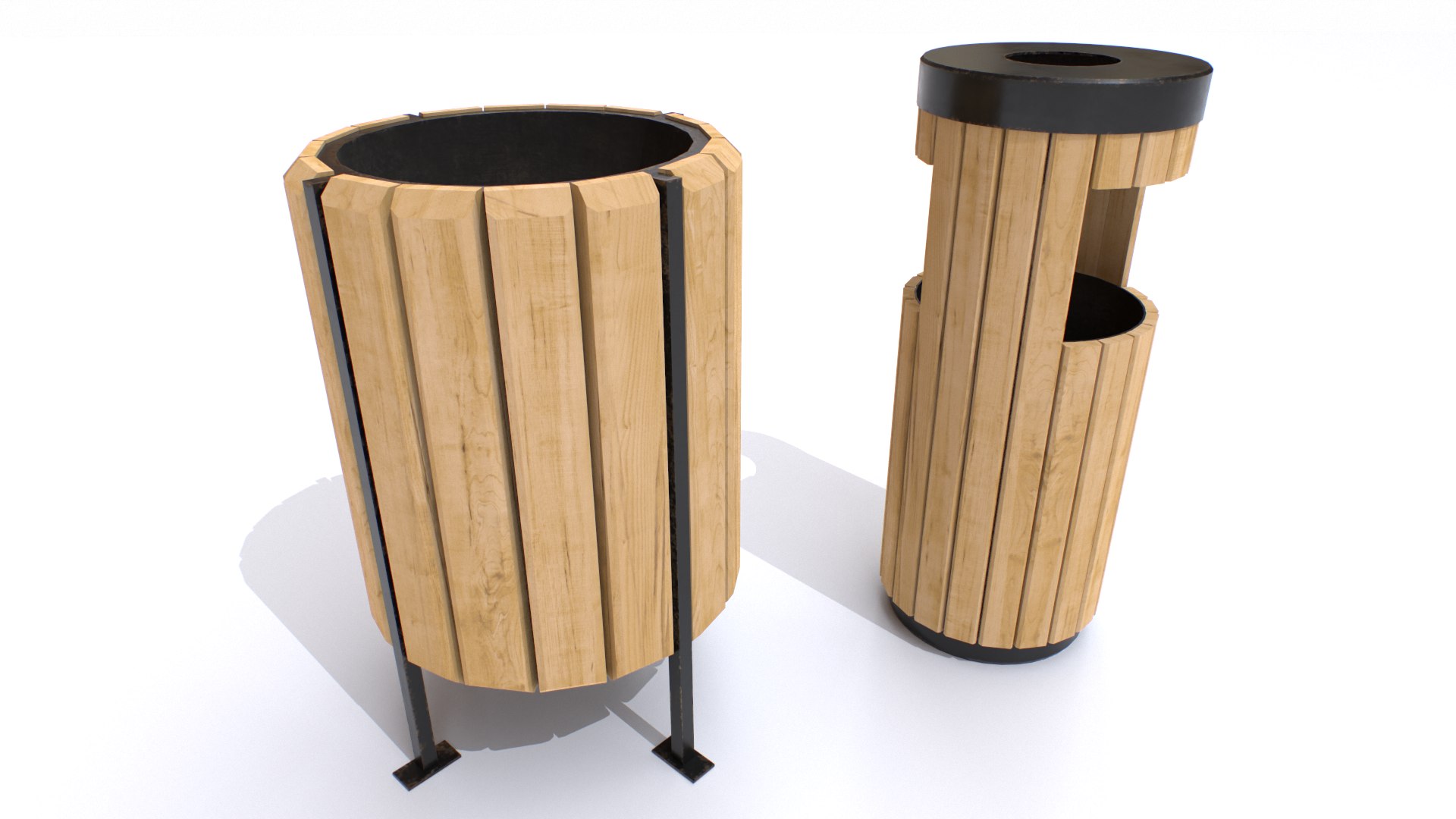 Park Trash Can 3 3D 모델 - TurboSquid 1929271