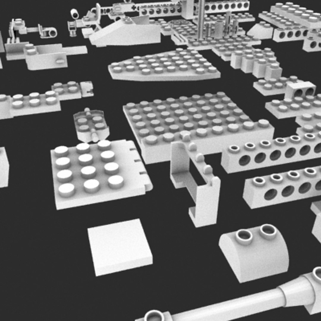 3d Model Lego Brics Toys
