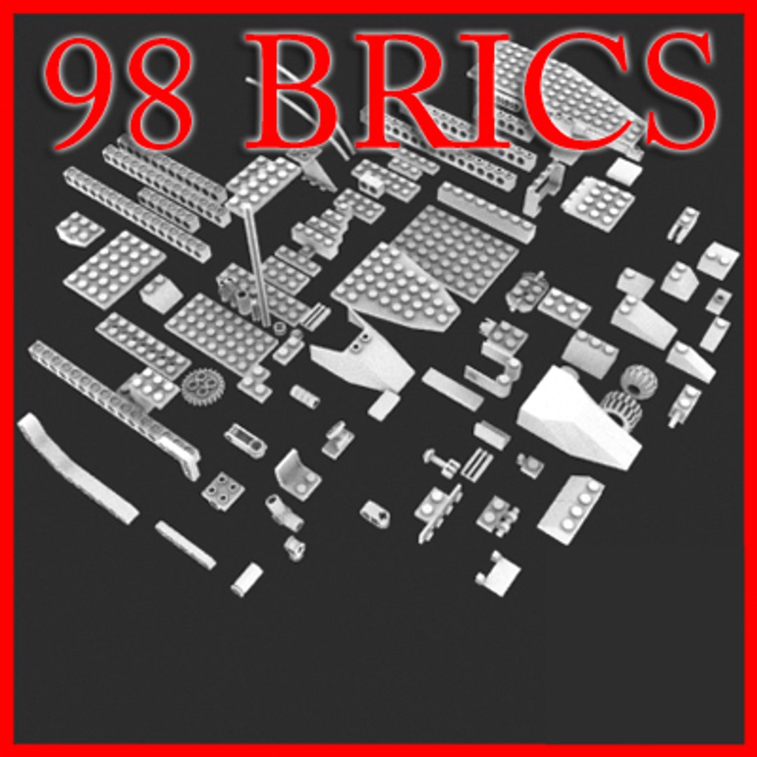 3d Model Lego Brics Toys