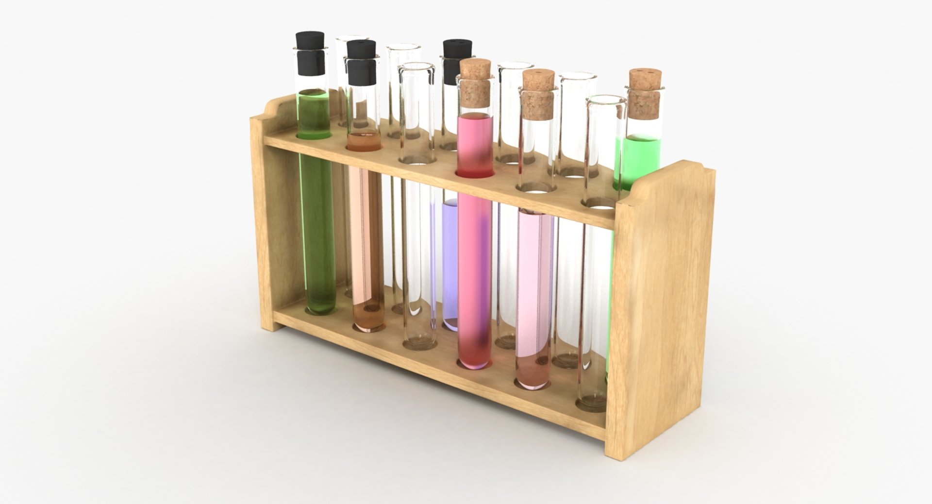 3d Test Tube Rack Model