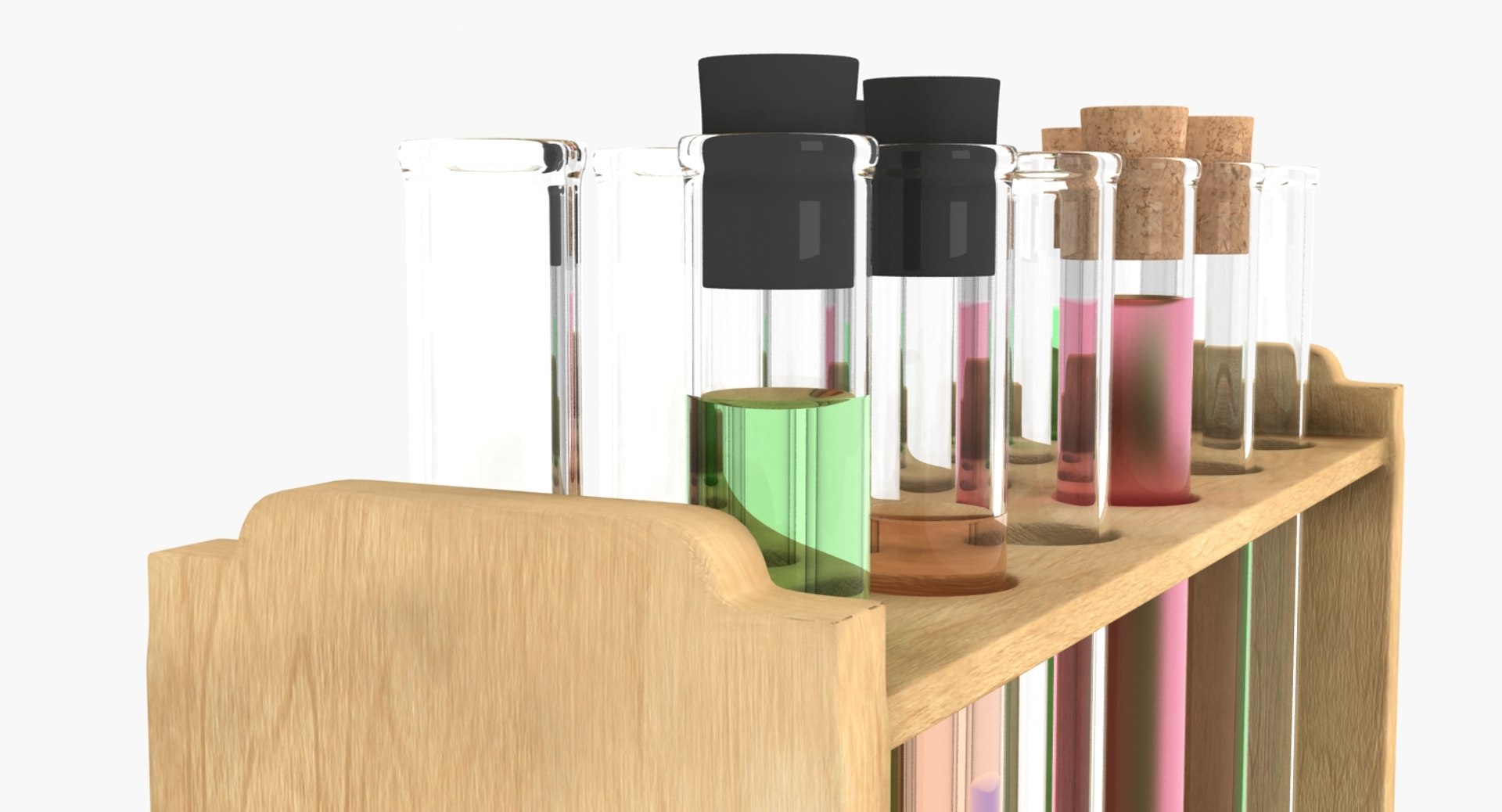 3d Test Tube Rack Model