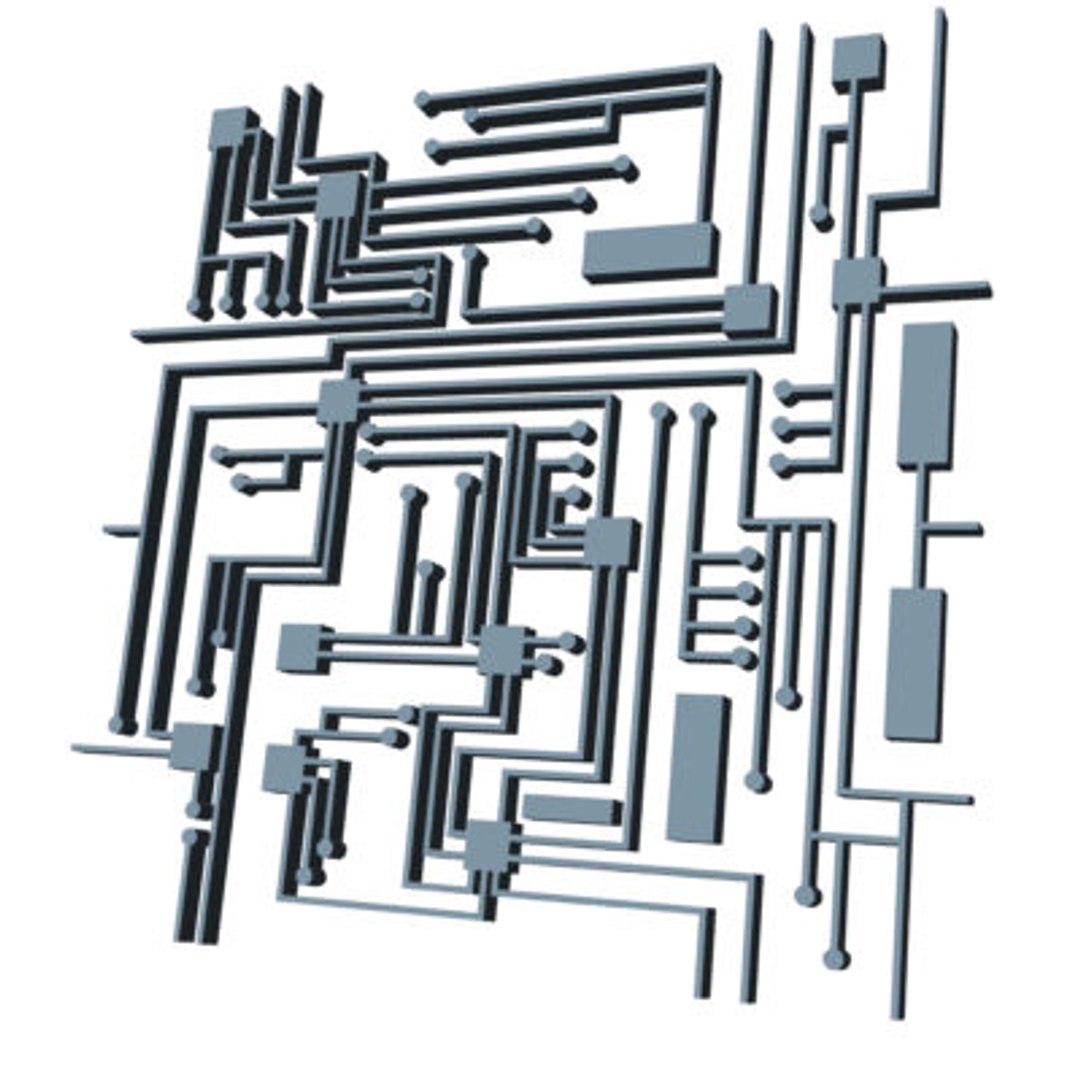Circuitry Circuits 3d Model